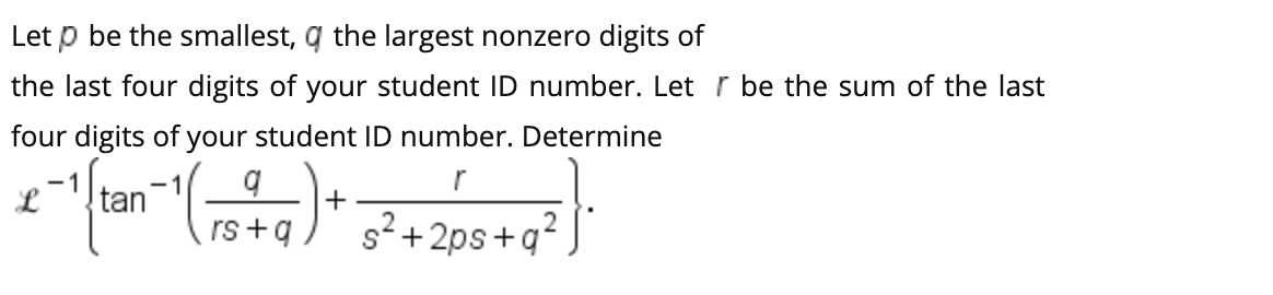 Solved Let p be the smallest, 9 the largest nonzero digits | Chegg.com