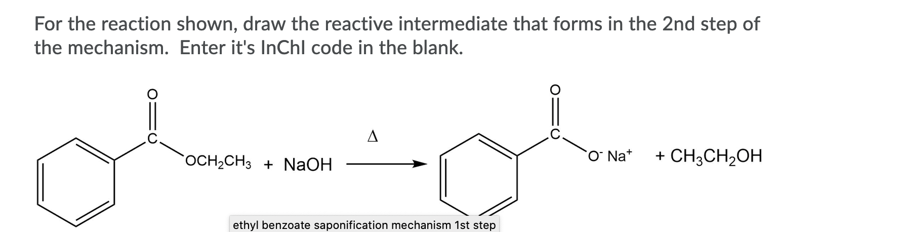 Solved For the reaction shown, draw the reactive | Chegg.com