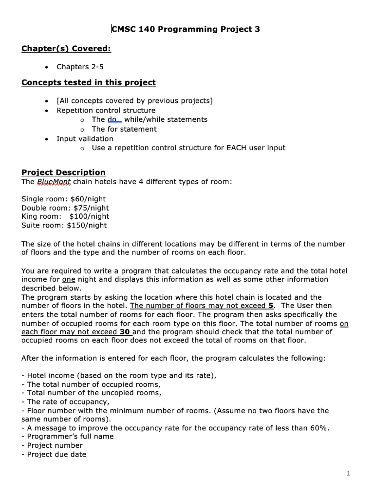 Solved CMSC 140 Programming Project 3 Chapter(s) Covered: | Chegg.com