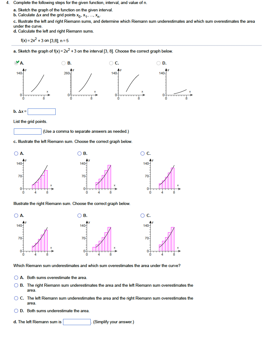 Solved 4. Complete the following steps for the given | Chegg.com
