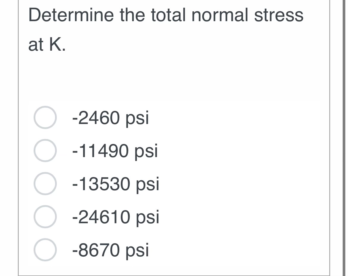 Solved Concentrated loads of Px=35 kips, Py=25 kips, and | Chegg.com