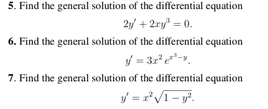 Solved 5. Find the general solution of the differential | Chegg.com