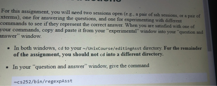 Solved every time I cd UnixCourse it tells me permission | Chegg.com