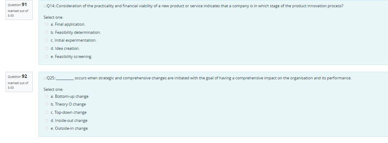 Solved ::Q14::Consideration of the practicality and | Chegg.com
