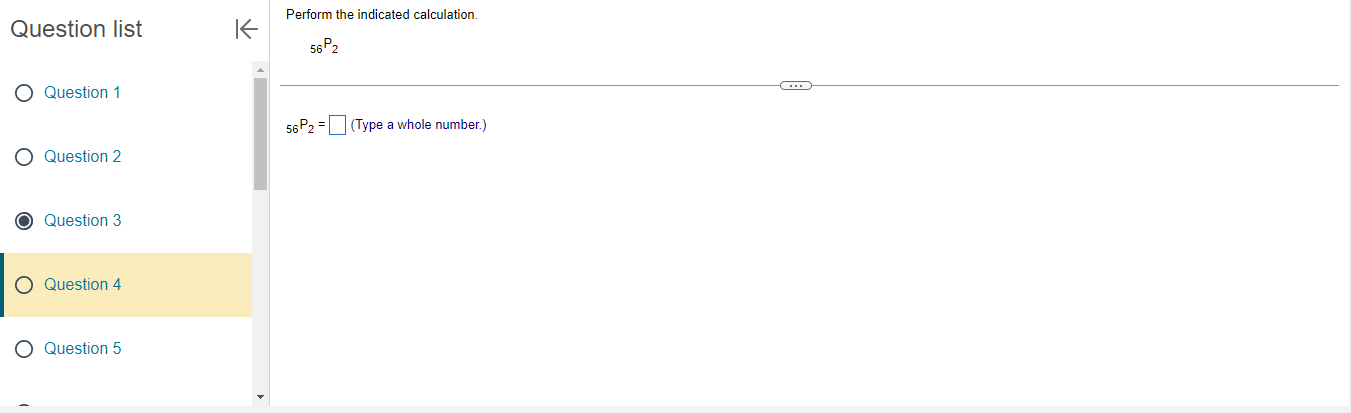 Solved Question lis Question 1 Perform the indicated | Chegg.com