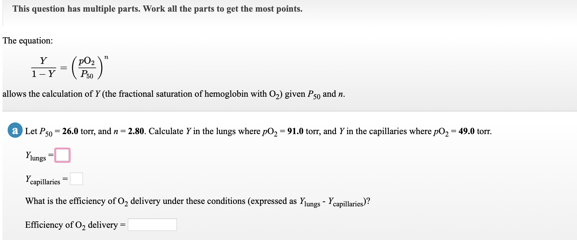 Solved This question has multiple parts. Work all the parts | Chegg.com