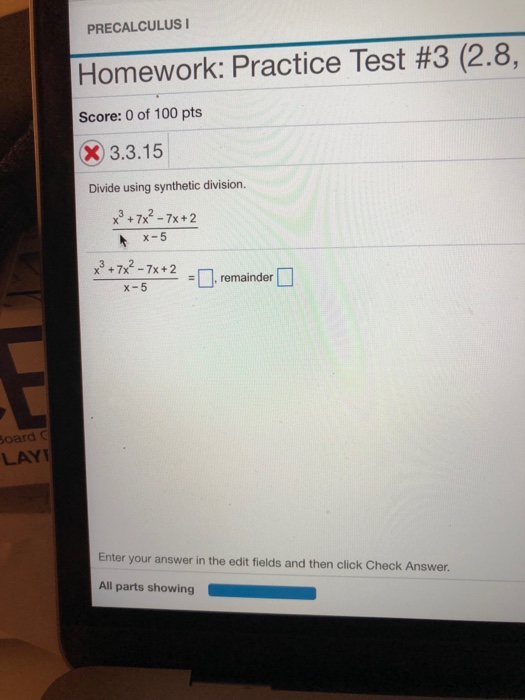 Solved PRECALCULUS Homework: Practice Test #3 (28. Score: 0 | Chegg.com