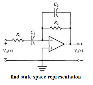 Solved find state space representation | Chegg.com
