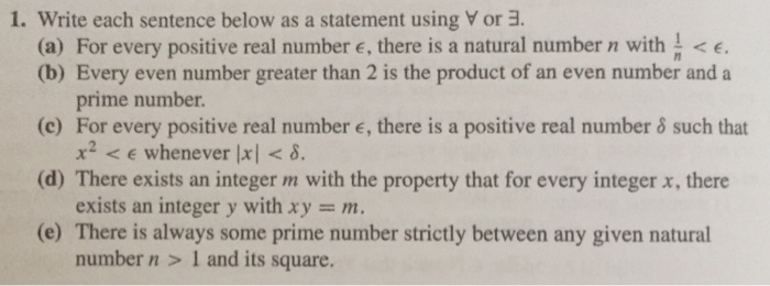 Solved Write each sentence below as a statement using or | Chegg.com