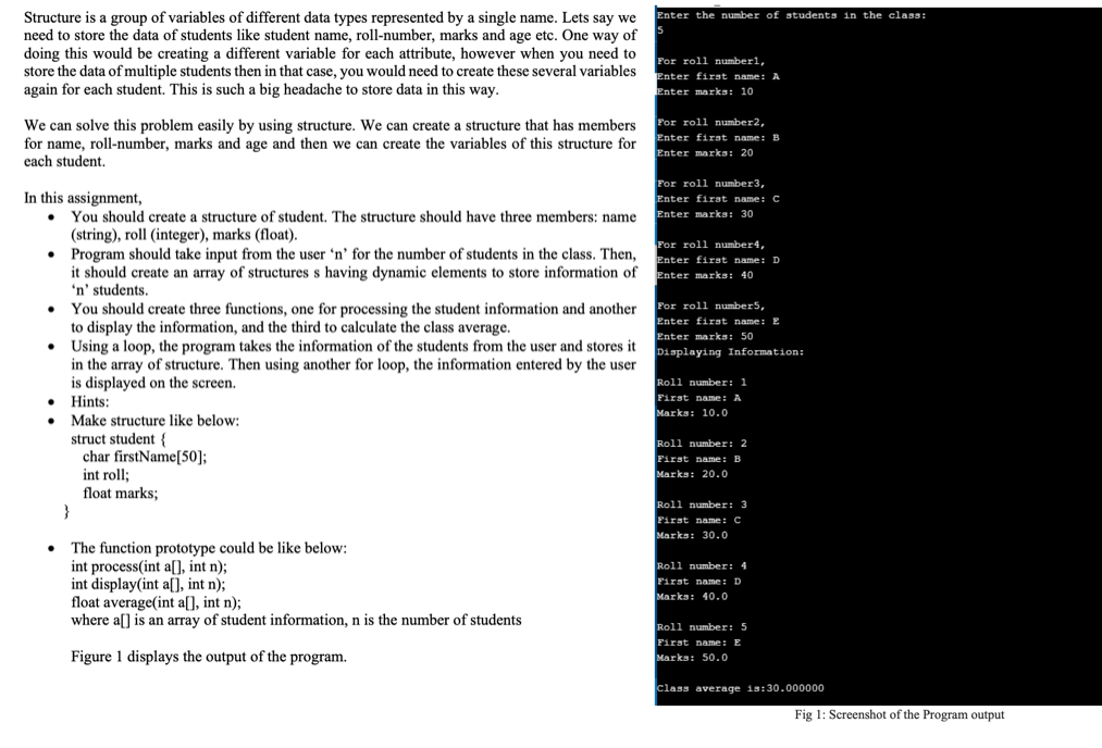 Solved Enter marks: 10 Enter marks: 20 For roll number 4, | Chegg.com