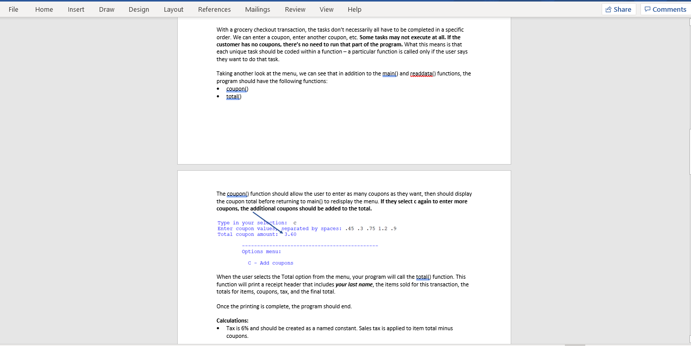 Solved For this assignment, you will write a program that | Chegg.com