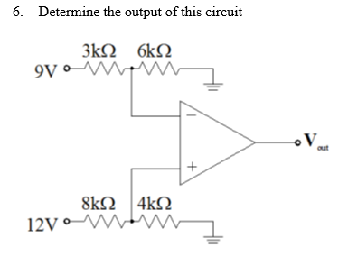 Determine the output of this circuit | Chegg.com