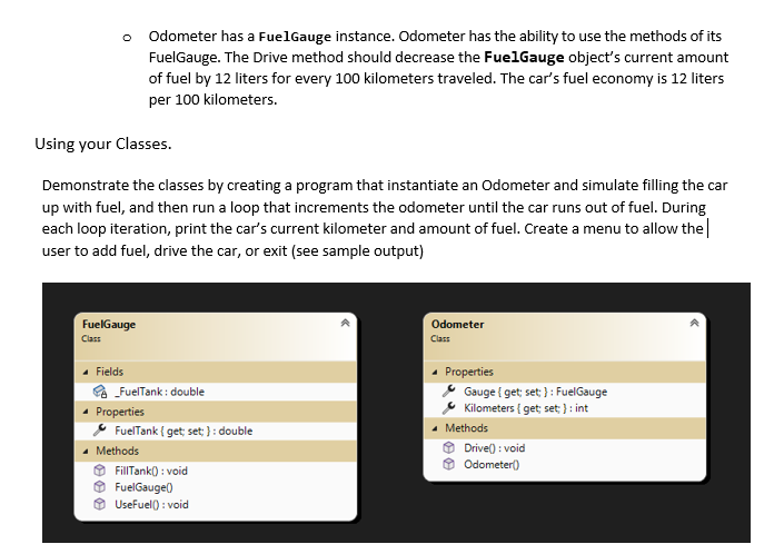 Solved Objects: - Read and interpret class diagrams - Code a | Chegg.com