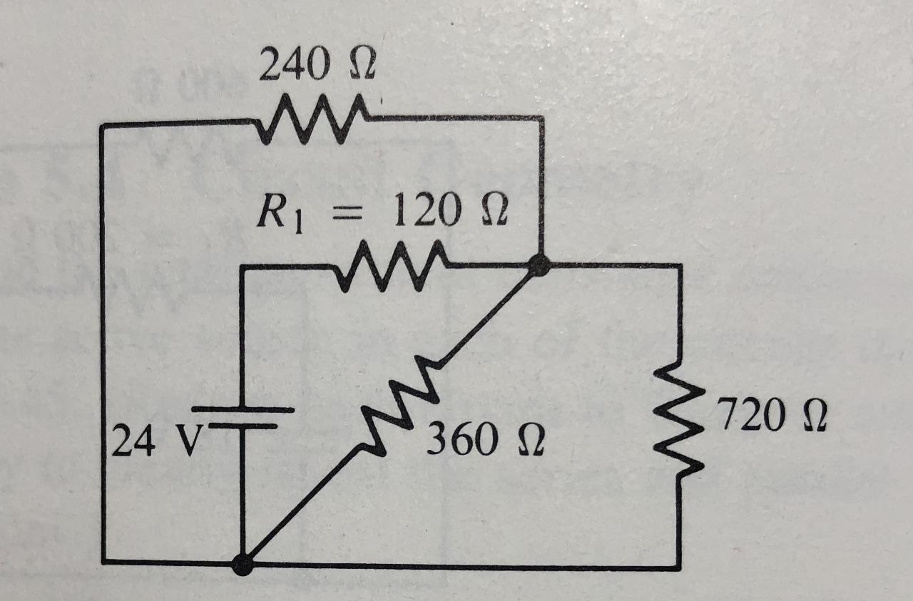 Solved Find the total resistance and current for the | Chegg.com