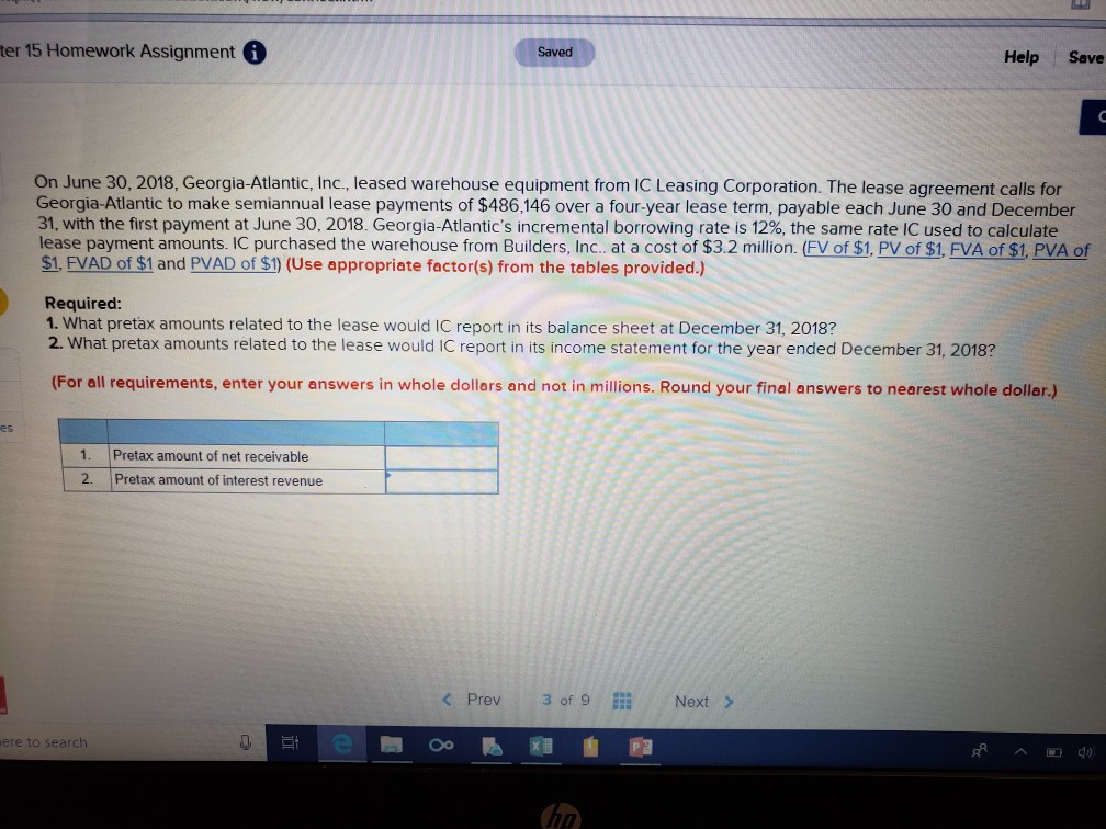 Solved ter 15 Homework Assignment Saved Help Save On June | Chegg.com
