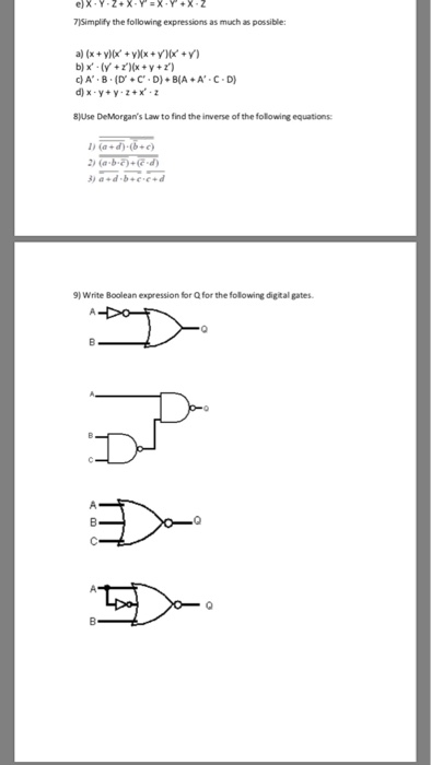 Solved Topics: number conversion, Boolean Algebra, Truth | Chegg.com