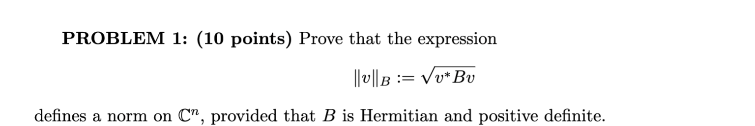 Solved PROBLEM 1: (10 points) Prove that the expression | Chegg.com