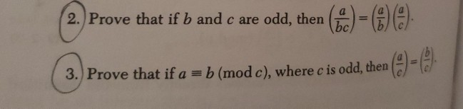 Solved 2. Prove that if b and c are odd, then (6.) - 0 0. 3. | Chegg.com