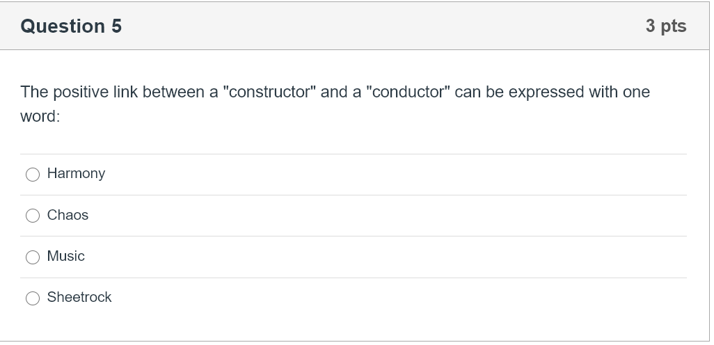 Solved Question 5 3 pts The positive link between a | Chegg.com