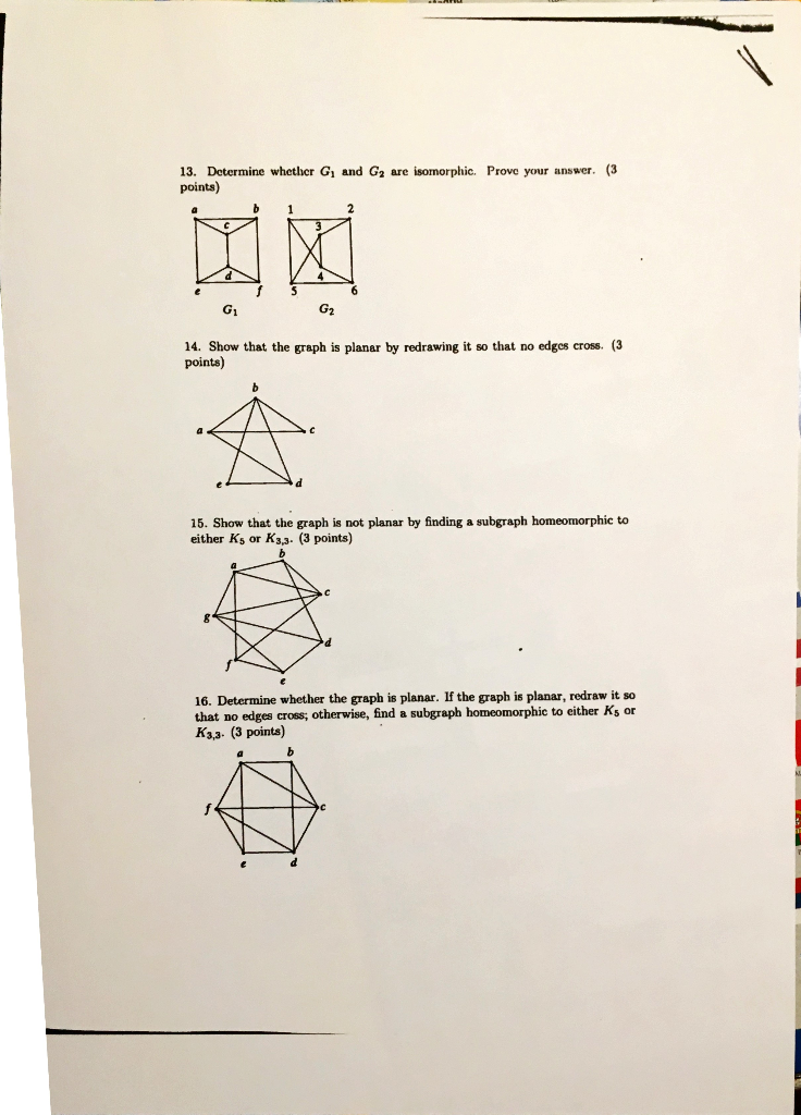 Solved 1. Draw K, and Ks. (3 points) K5 K3 2. State which | Chegg.com