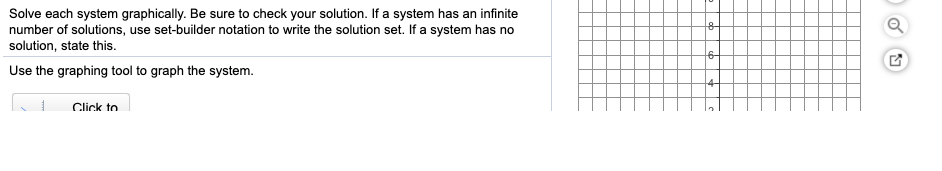 Solved a Solve each system graphically. Be sure to check | Chegg.com