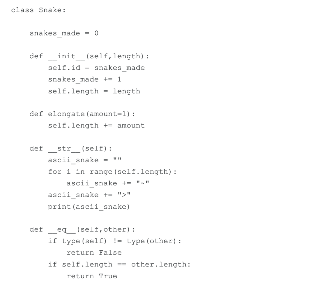 Solved 1). The constructor (__init__ method) is intended to | Chegg.com