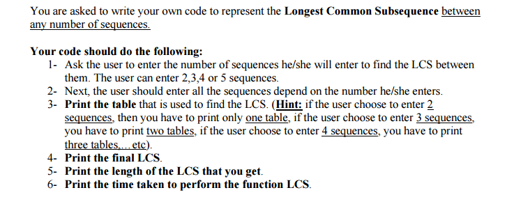 Solved You are asked to write your own code to represent the | Chegg.com