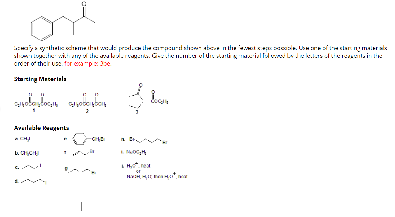 Solved Specify a synthetic scheme that would produce the | Chegg.com
