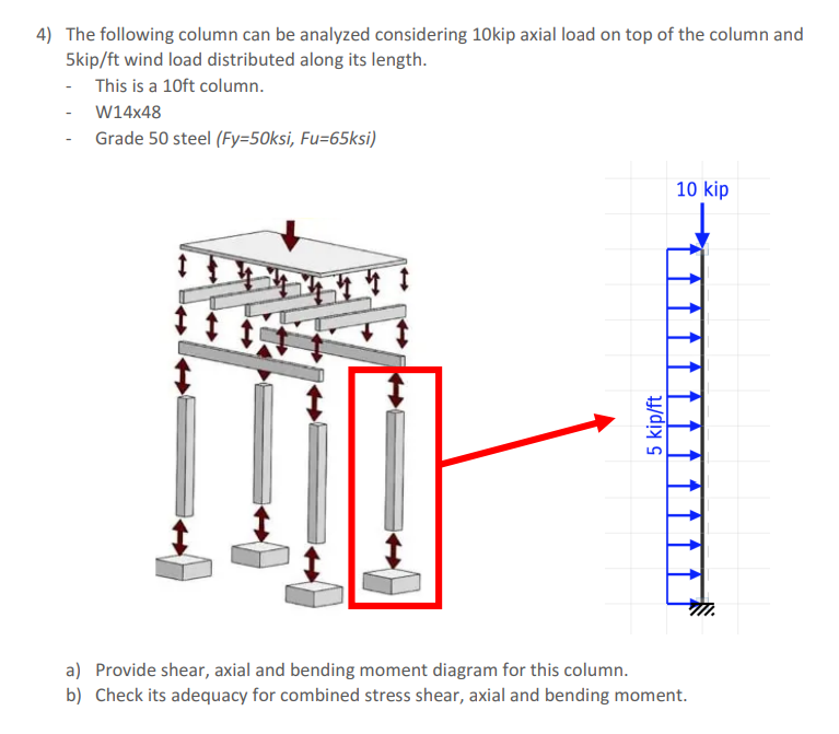 4) The following column can be analyzed considering | Chegg.com