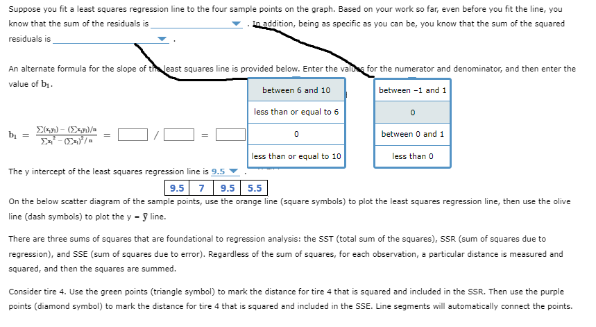 Solved 1 The Least Squares Criterion Sse Ssr And Sst In