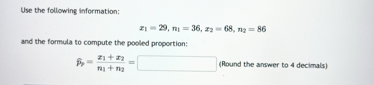 Solved Use the following information: | Chegg.com
