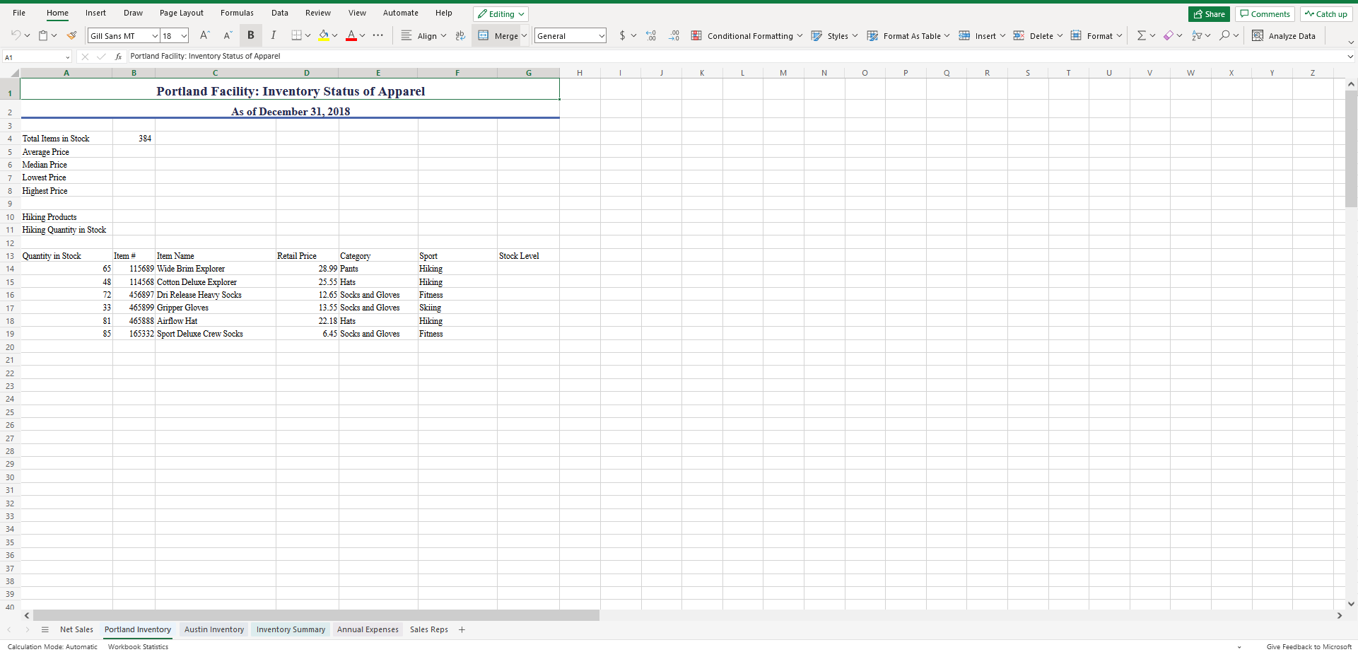 File Home Insert Draw Page Layout Formulas Data