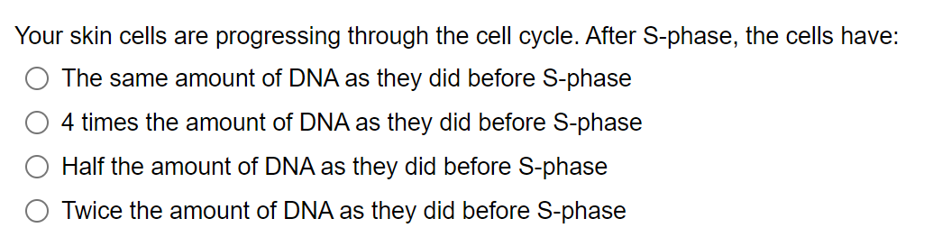 Solved Your skin cells are progressing through the cell | Chegg.com