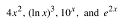 Solved Order the functions from slowest growing to | Chegg.com