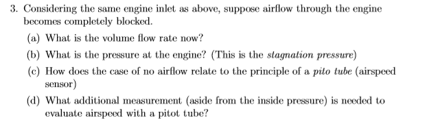 Solved 2. Supersonic jet fighter intake duct. engine inef | Chegg.com