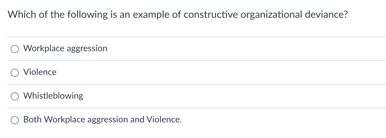 Solved Which of the following is an example of constructive | Chegg.com