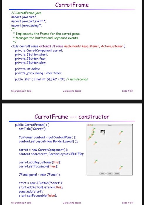 Java Swing Timer Decoration Examples