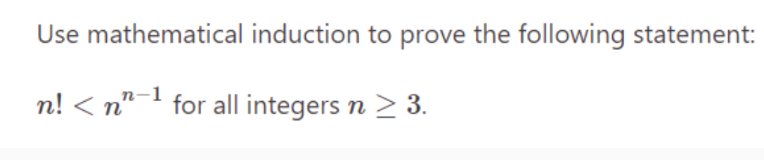 Solved Use mathematical induction to prove the following | Chegg.com