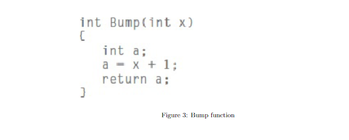 Solved 2.3 Functions Using 3 for Bump function, answer the | Chegg.com