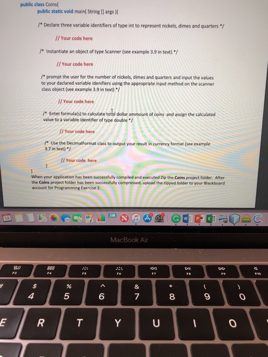 Solved public class Coins public static void main( String | Chegg.com