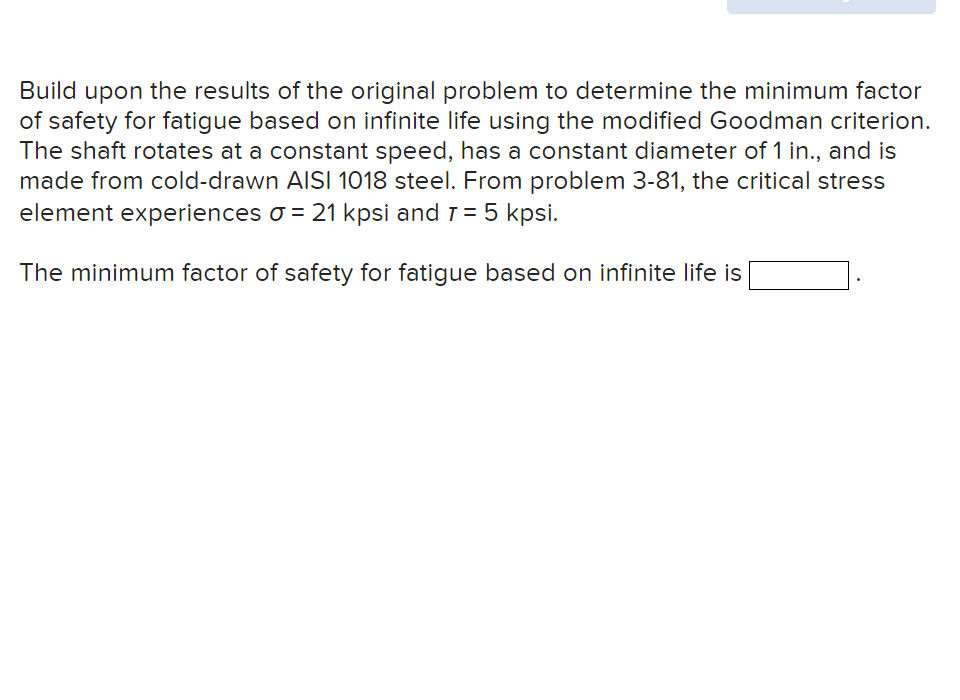 Build Upon The Results Of The Original Problem To