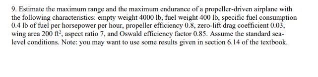 Solved 9. Estimate the maximum range and the maximum | Chegg.com