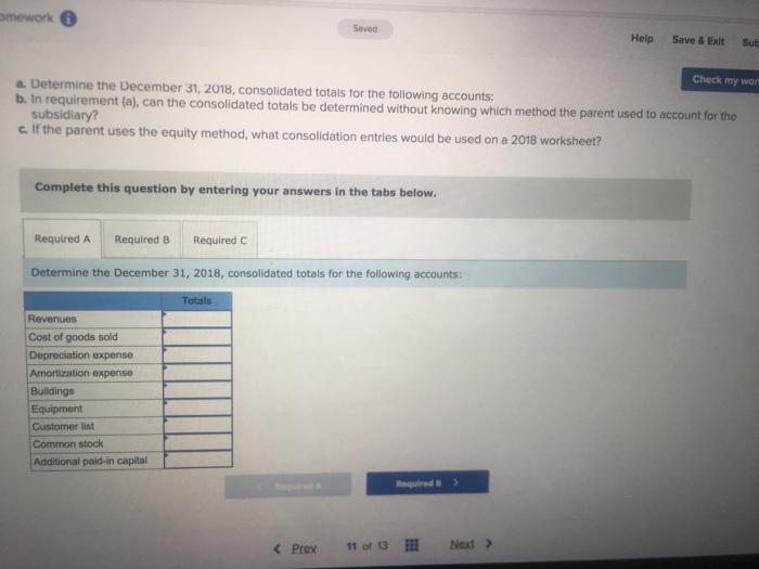 Solved omework Seved Help Save & Exit Subn Check my work | Chegg.com Solved omework Seved Help Save & Exit Subn Check my work | Chegg.com