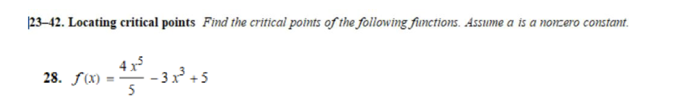 Solved 123-42. Locating critical points Find the critical | Chegg.com