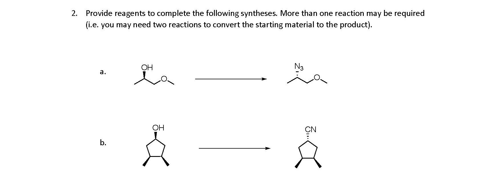 Solved Provide reagents to ﻿complete the following | Chegg.com