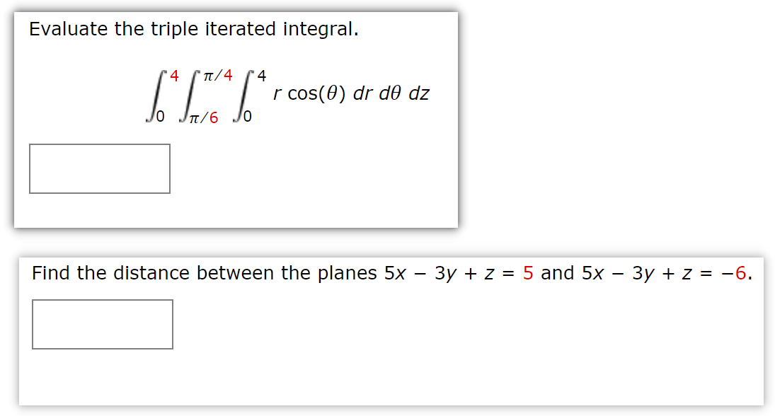 Solved Evaluate the triple iterated integral. | Chegg.com