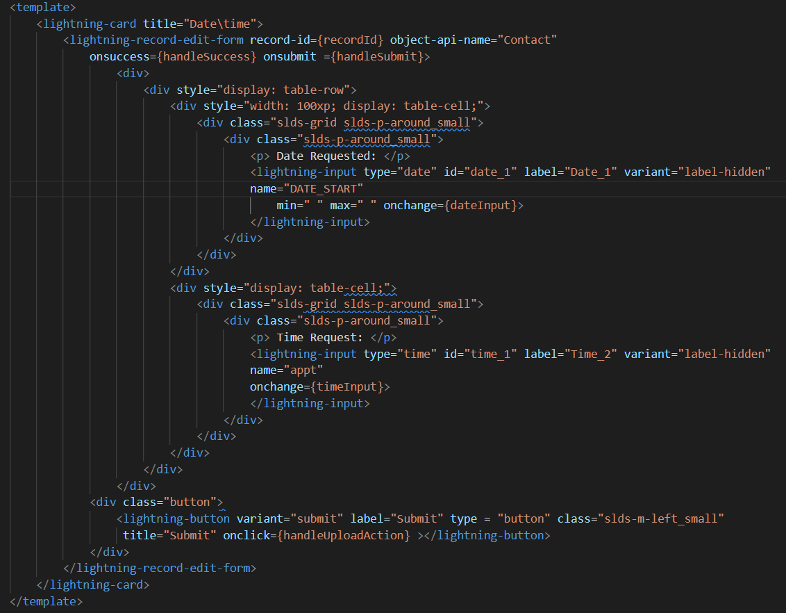 Solved lwc (lightning web component) summary of how my code | Chegg.com