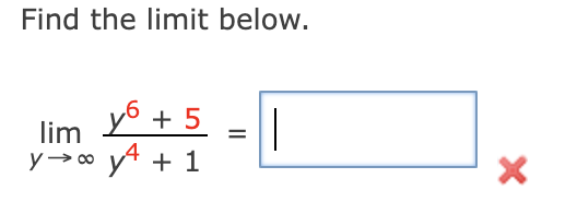 Solved Find the limit below. | Chegg.com