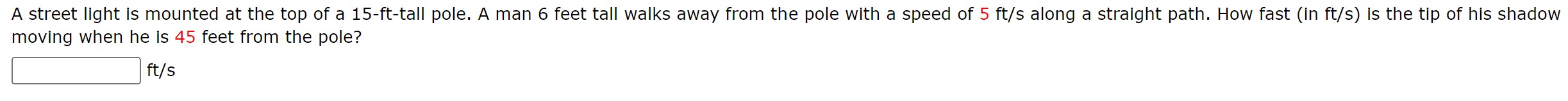 Solved A street light is mounted at the top of a 15 -ft-tall | Chegg.com