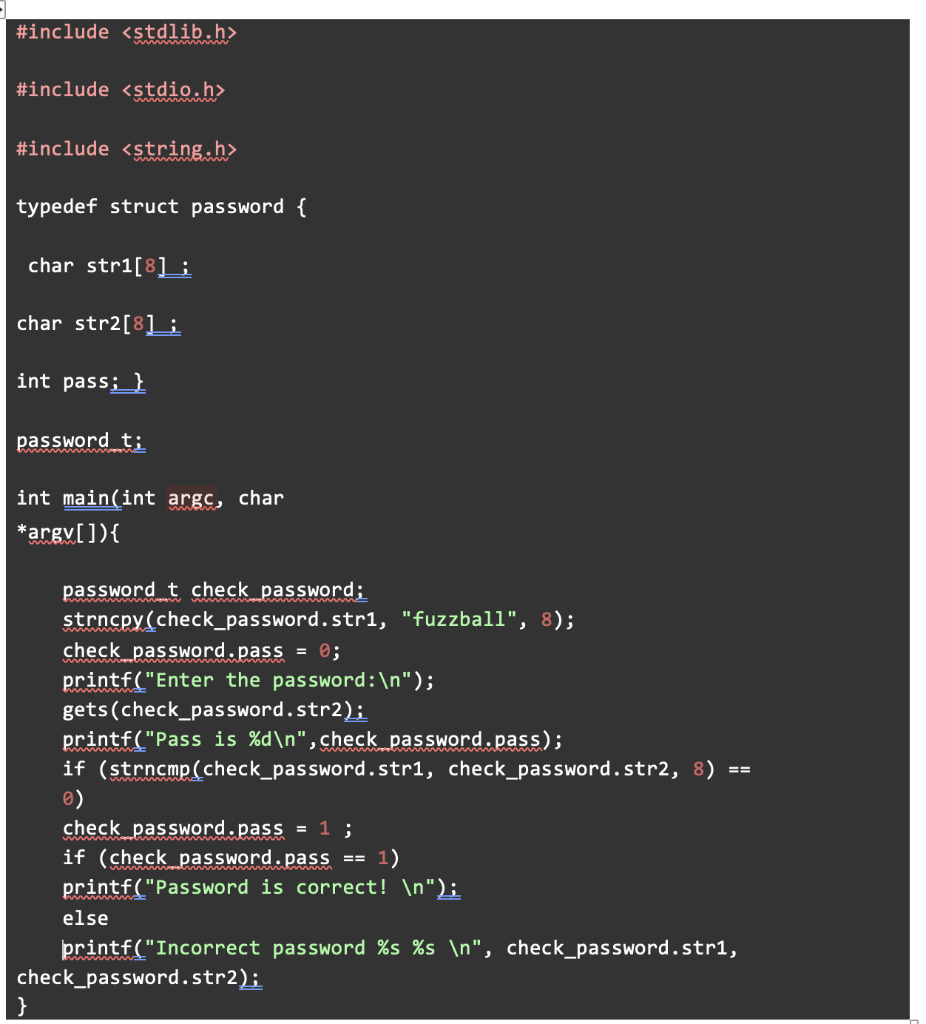 Solved 3.2.1 Run the generated executable buf2, and enter | Chegg.com